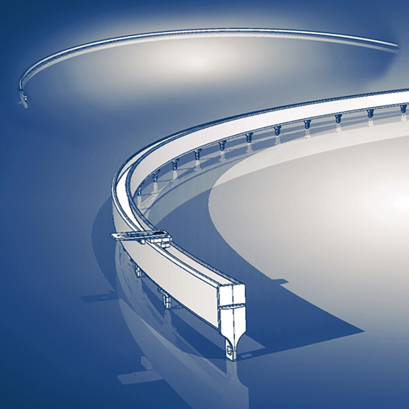 RIEL PREMIUM BOX EN FORMA DE "L" EN SUSPENSIÓN