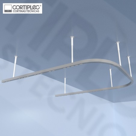 RIEL PREMIUM BOX EN FORMA DE "U" EN SUSPENSION