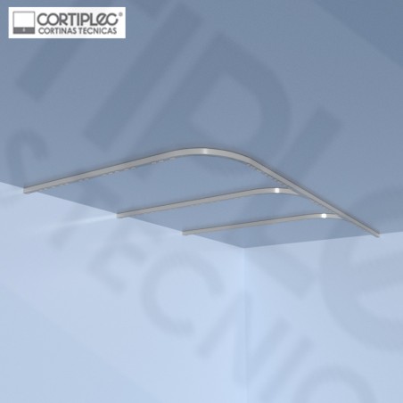 TRIPLE RIEL PREMIUM BOX EN FORMA DE "L" A TECHO